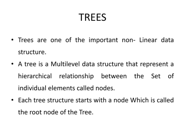 Introduction to tree ds | PPTX