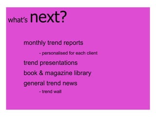 Introduction To Trends | PPT