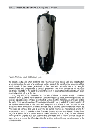 Introduction to triathlon for the lower limb amputee triathlete | PDF ...