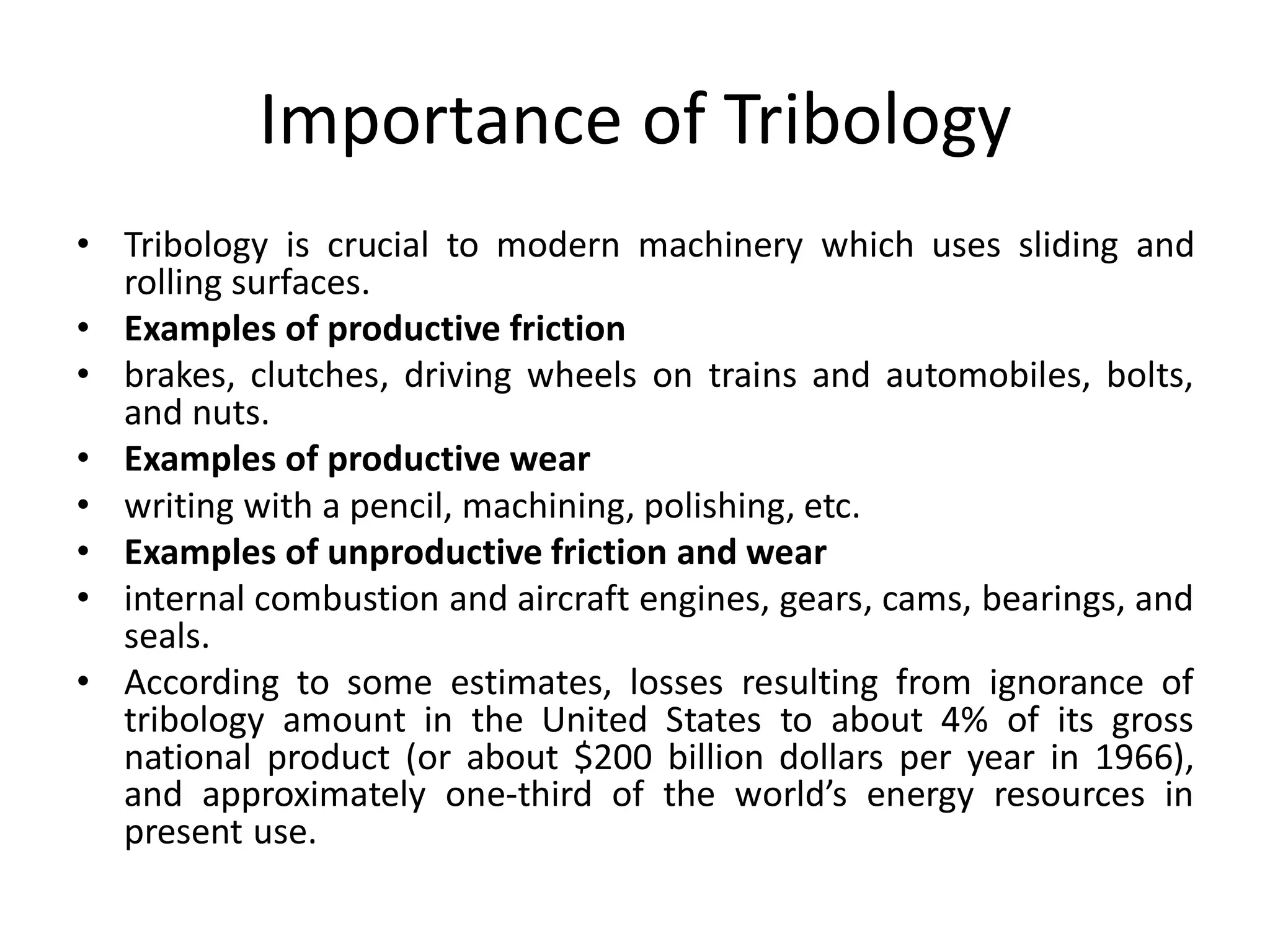 Introduction to tribology | PDF