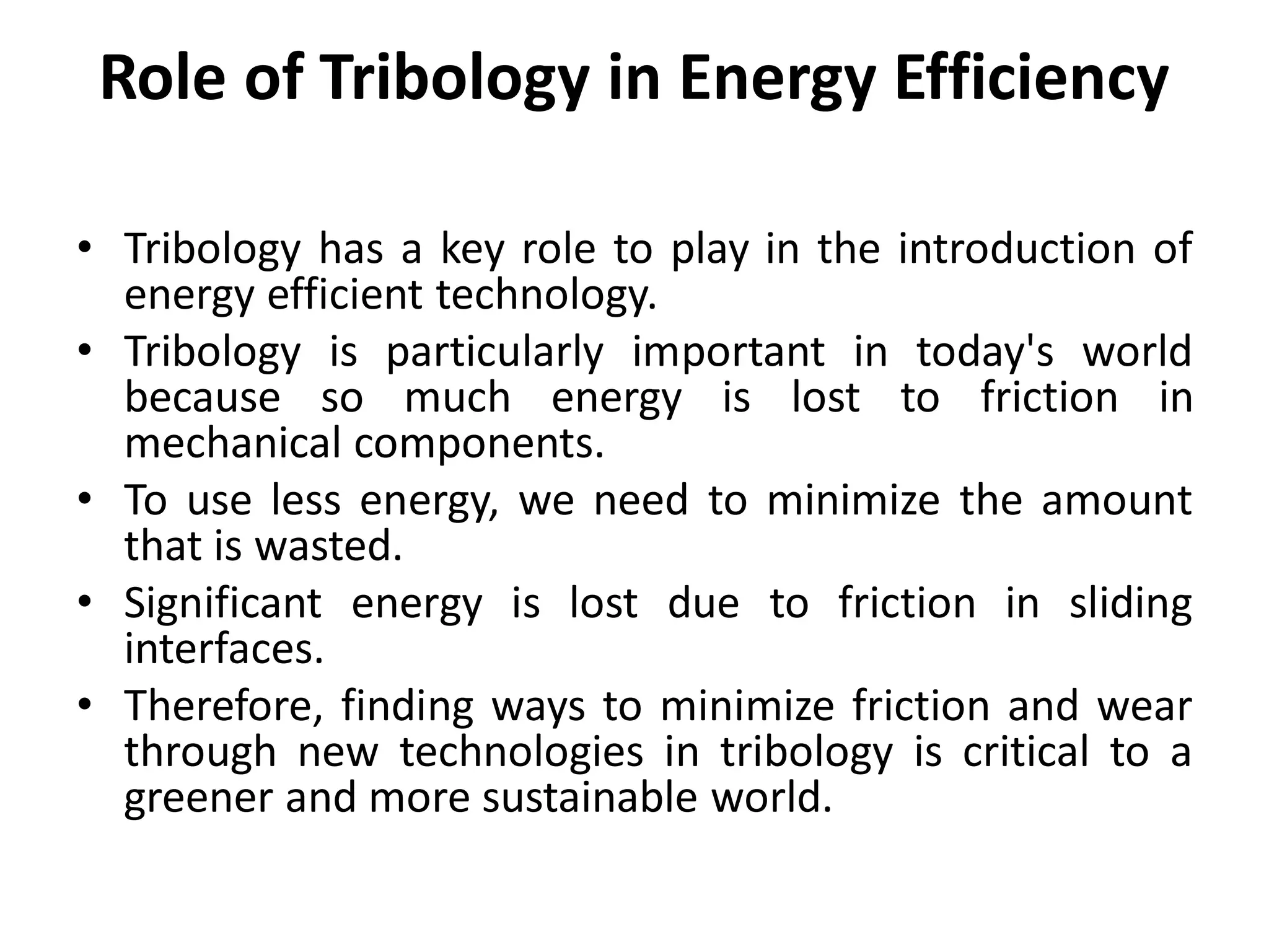 Introduction to tribology | PDF