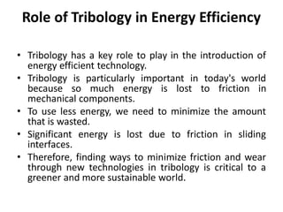 Introduction to tribology | PDF