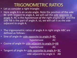 Introduction to trigonometry | PPTX