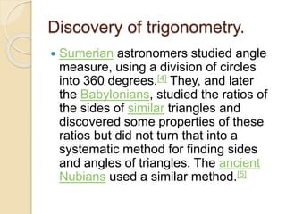 Introduction to trigonometry | PPTX