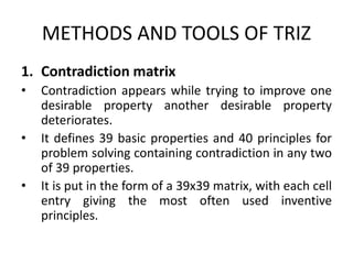 Introduction to TRIZ(TIPS) | PPTX