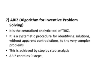 Introduction to TRIZ(TIPS) | PPTX