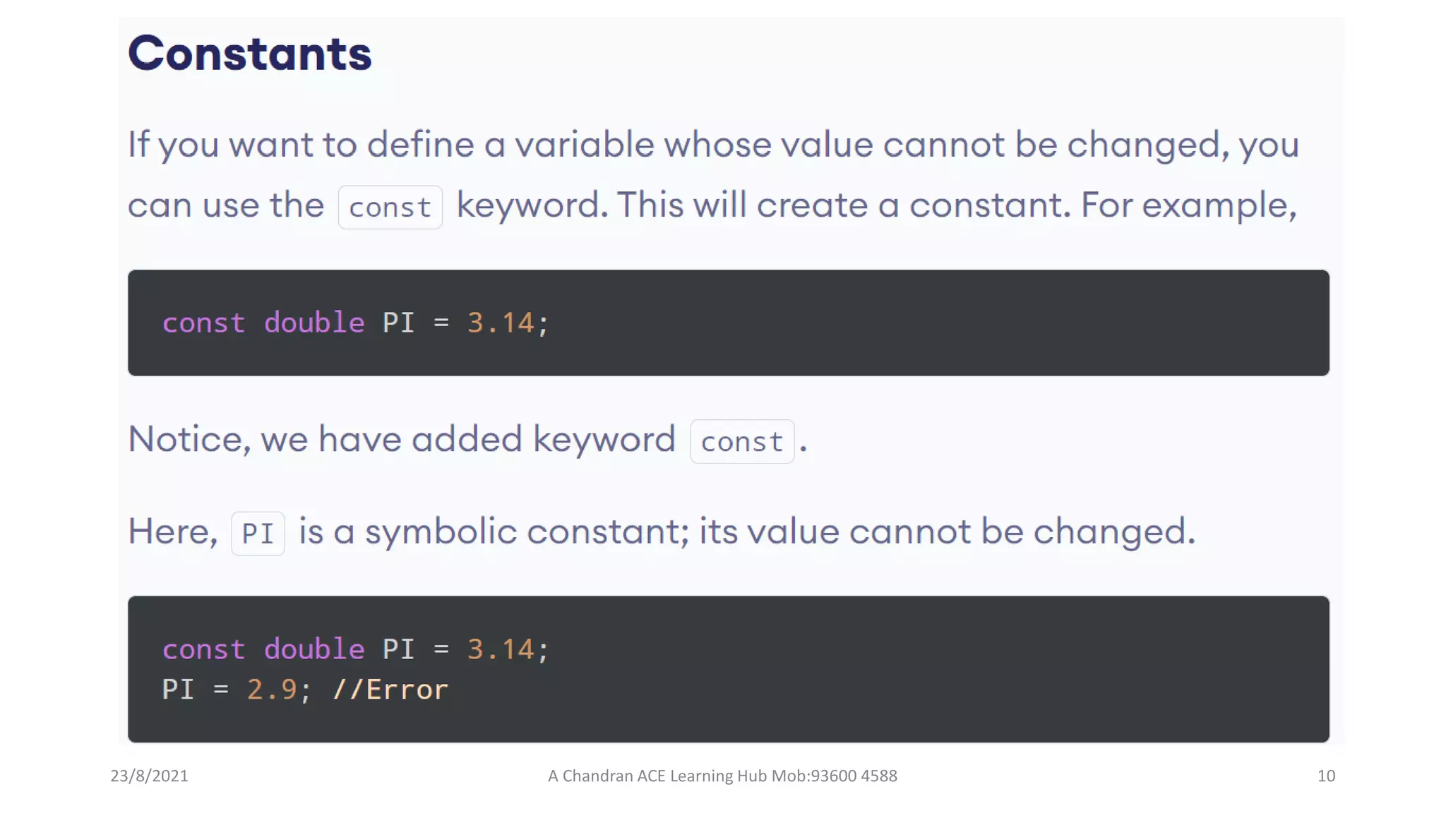 Introduction to Turbo C data types | PPTX