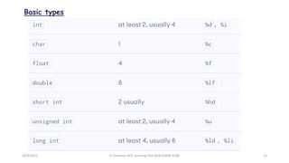 Introduction to Turbo C data types | PPTX