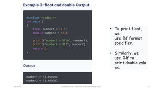 Introduction to Turbo C data types | PPTX