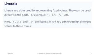 Introduction to Turbo C data types | PPTX