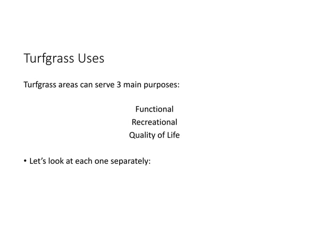 Introduction to Turfgrass Management | PDF | Landscaping | Home & Garden