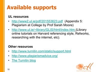 Introduction to turnitin | PPTX