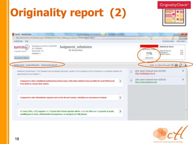 Introduction to turnitin | PPTX | Educational Assessment | Education
