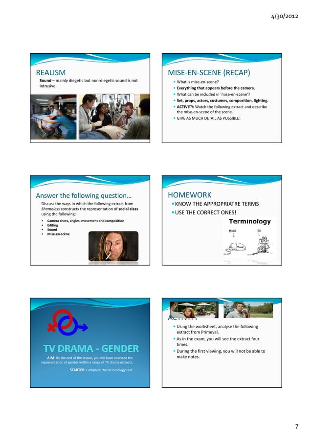 Introduction to tv drama and representation g322 ocr media studies | PDF