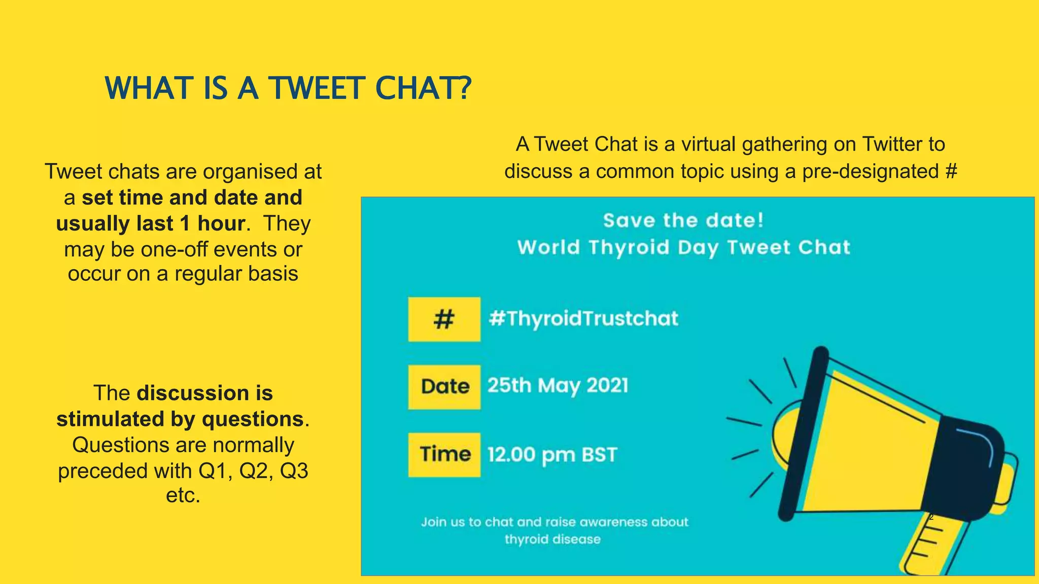 Introduction to tweet chats | PPT