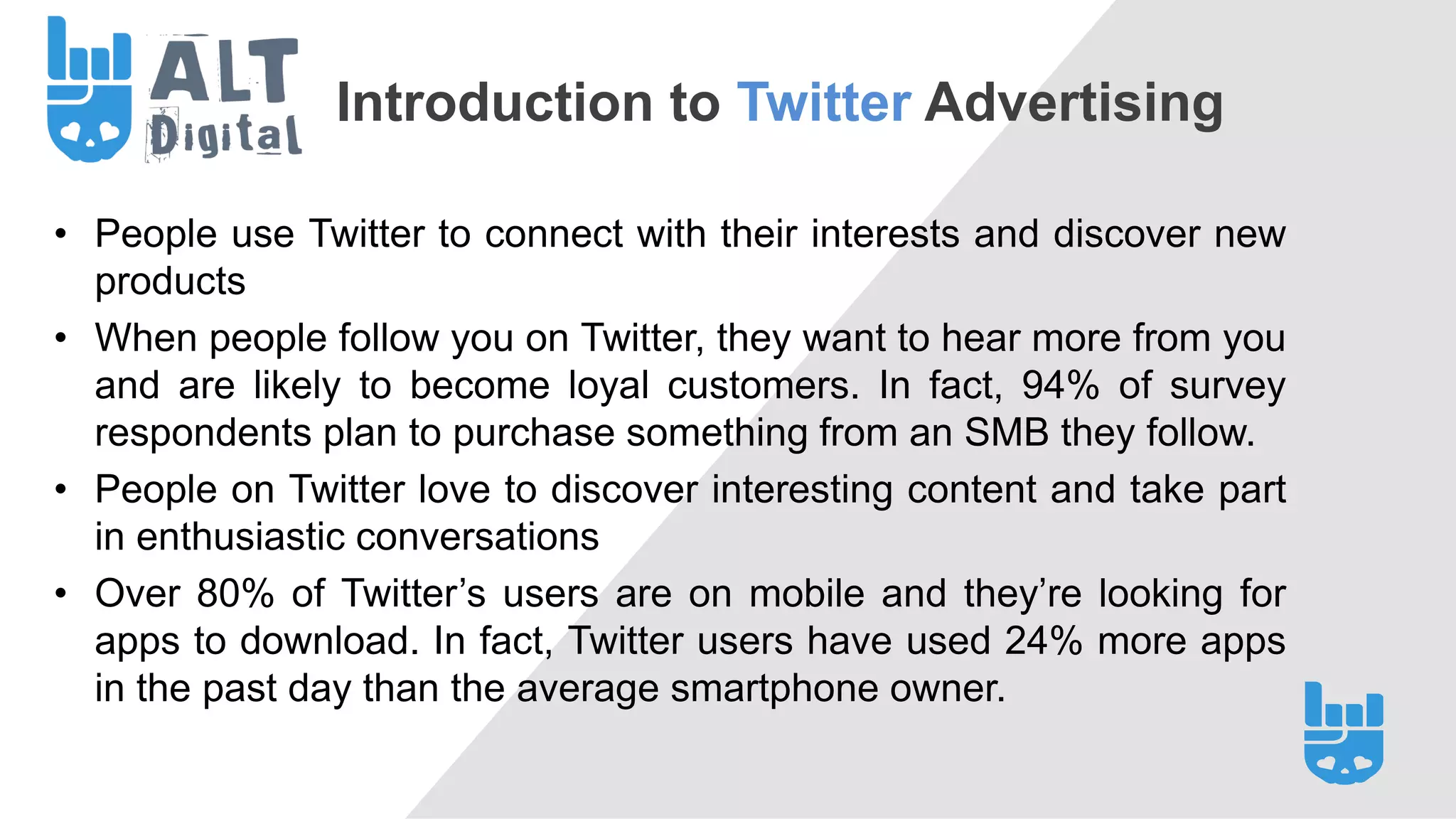 Introduction to Twitter advertising | PPT