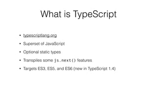 Introduction to Type Script by Sam Goldman, SmartLogic | PDF | Web Development | Internet