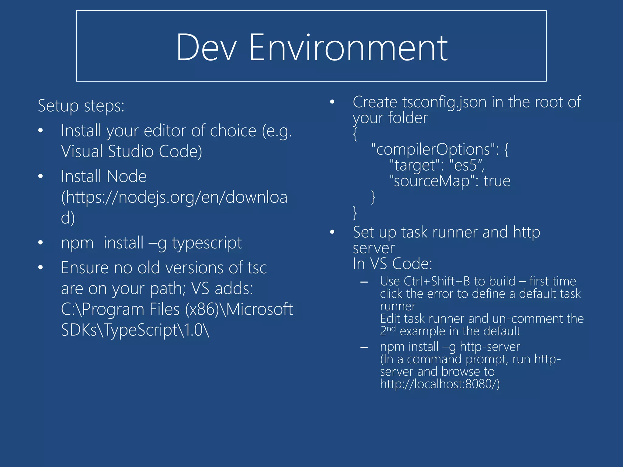 Introduction To Typescript Ppt