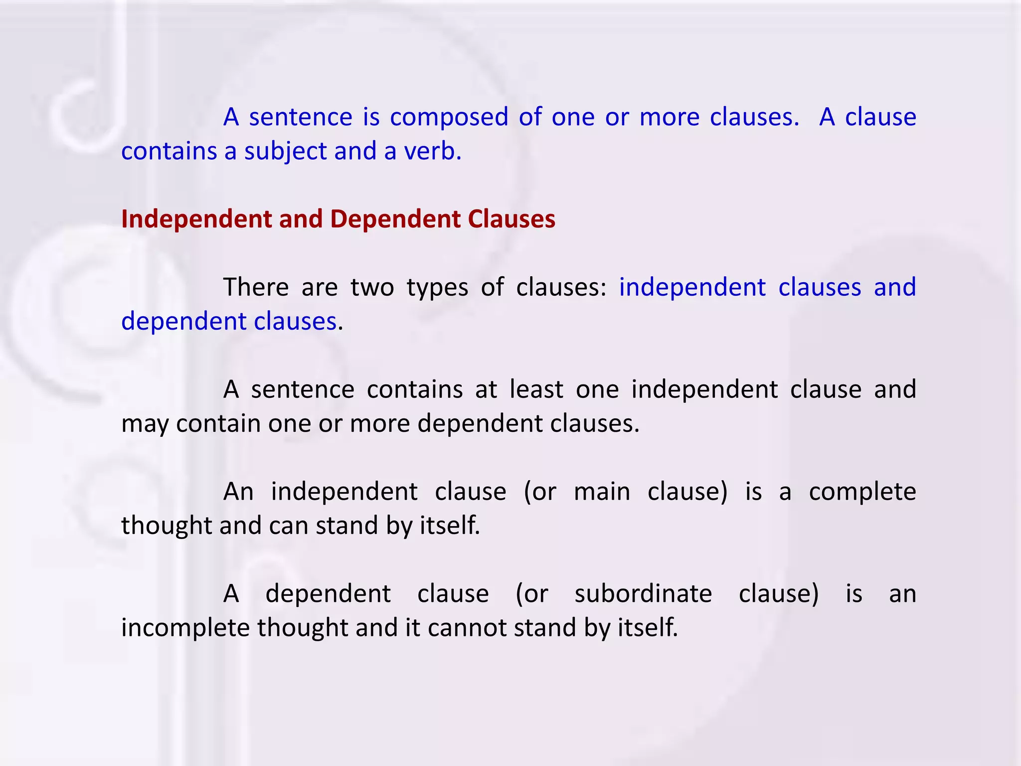 Types of sentences | PPTX