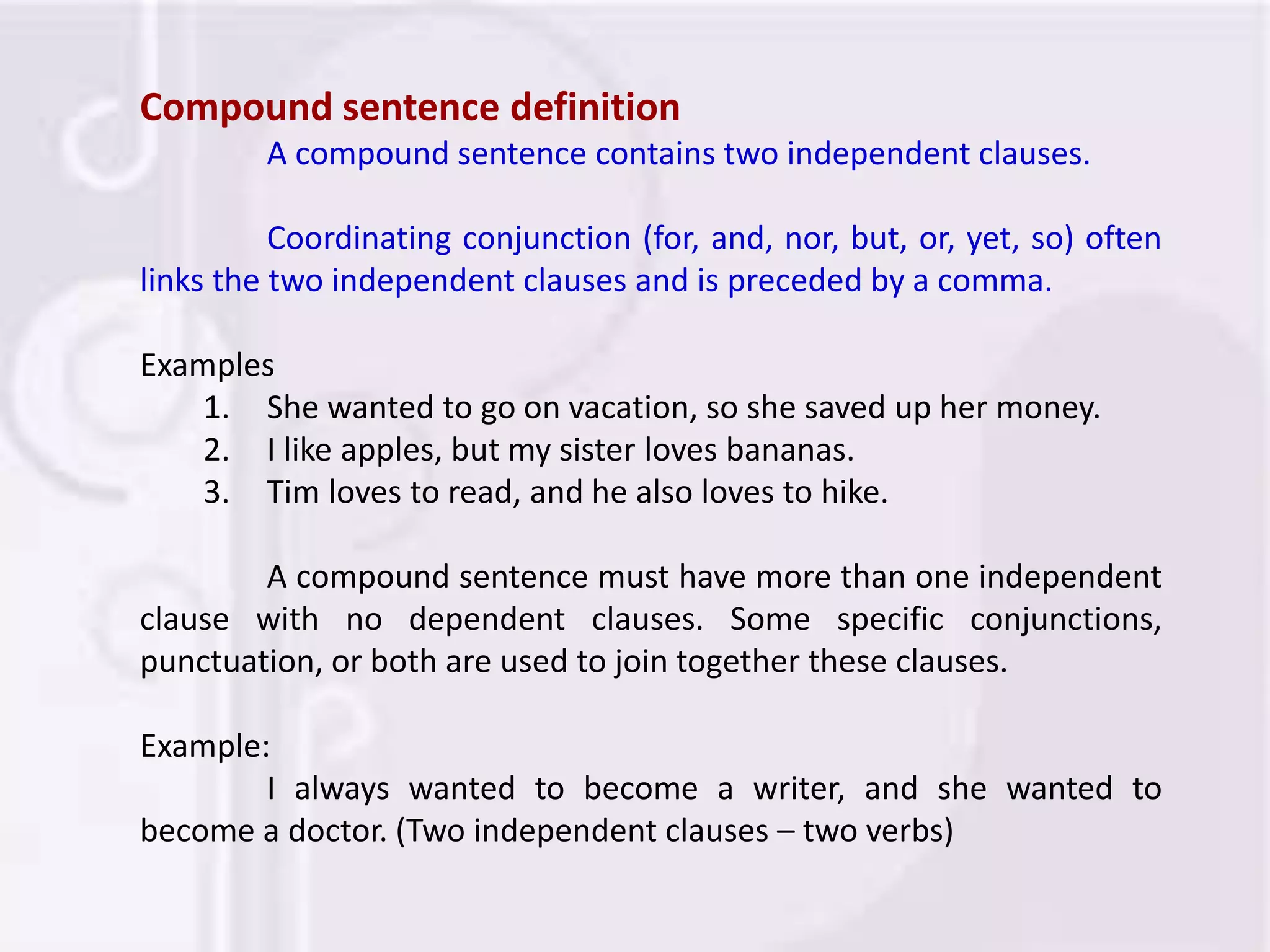 Types of sentences | PPTX