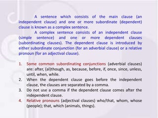 Types of sentences | PPTX