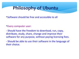 Introduction to Ubantu | PPT