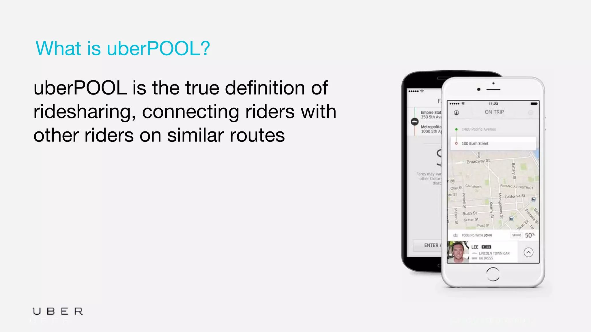 Introduction to uber pool condensed mobile version | PPT