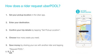 Introduction to uber pool english billy version (1) | PPT