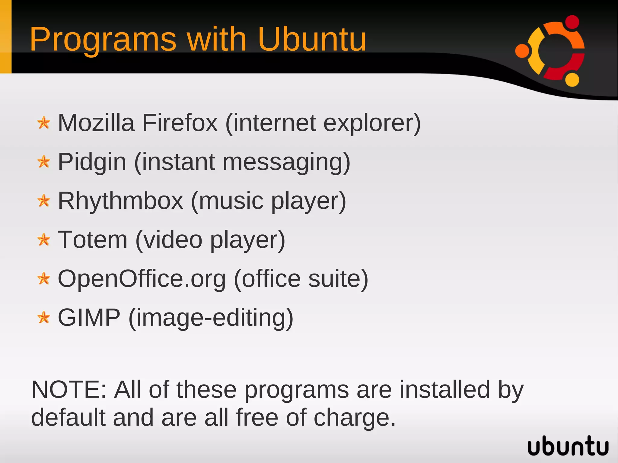 Introduction To Ubuntu Ppt