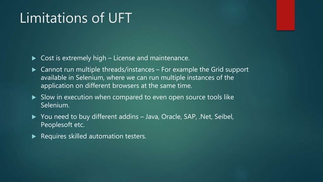 Introduction to Unified Functional Testing 12 (UFT) | PPTX | Computer ...