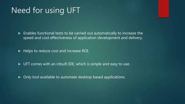 Introduction to Unified Functional Testing 12 (UFT) | PPTX | Computer ...