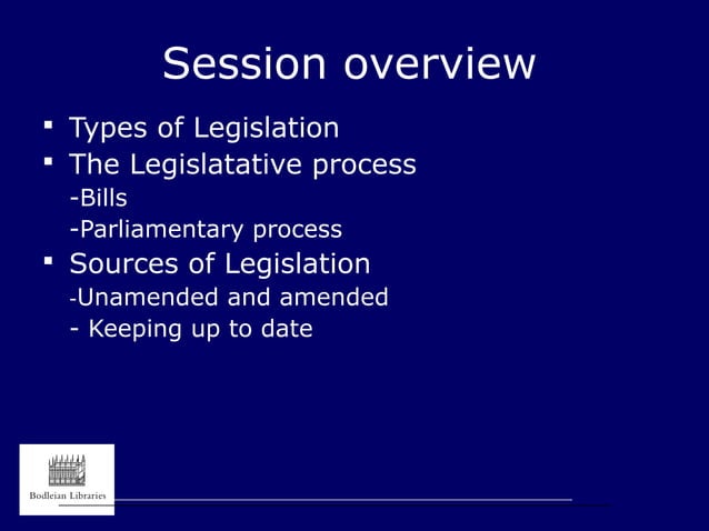 Introduction to uk legislation | PPT