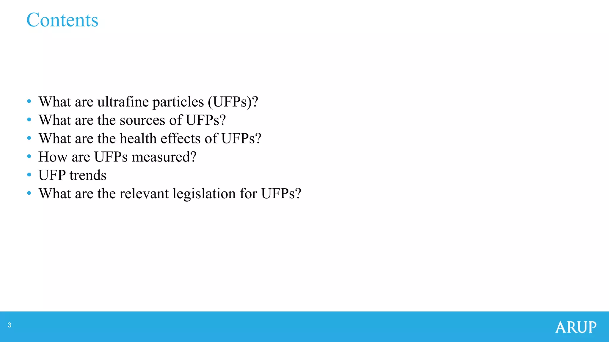 Introduction to ultrafine particles | PPTX