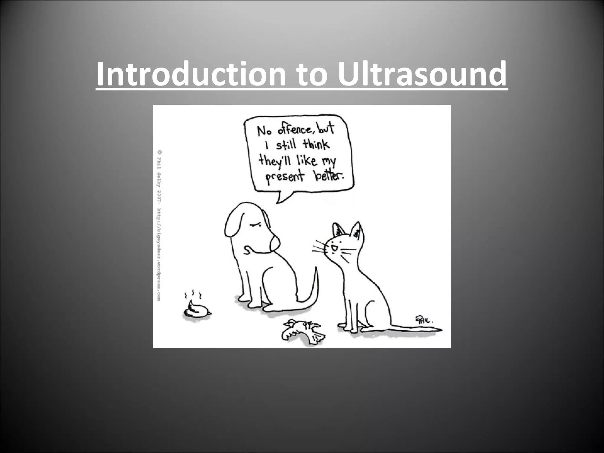 Introduction to ultrasound | PPT