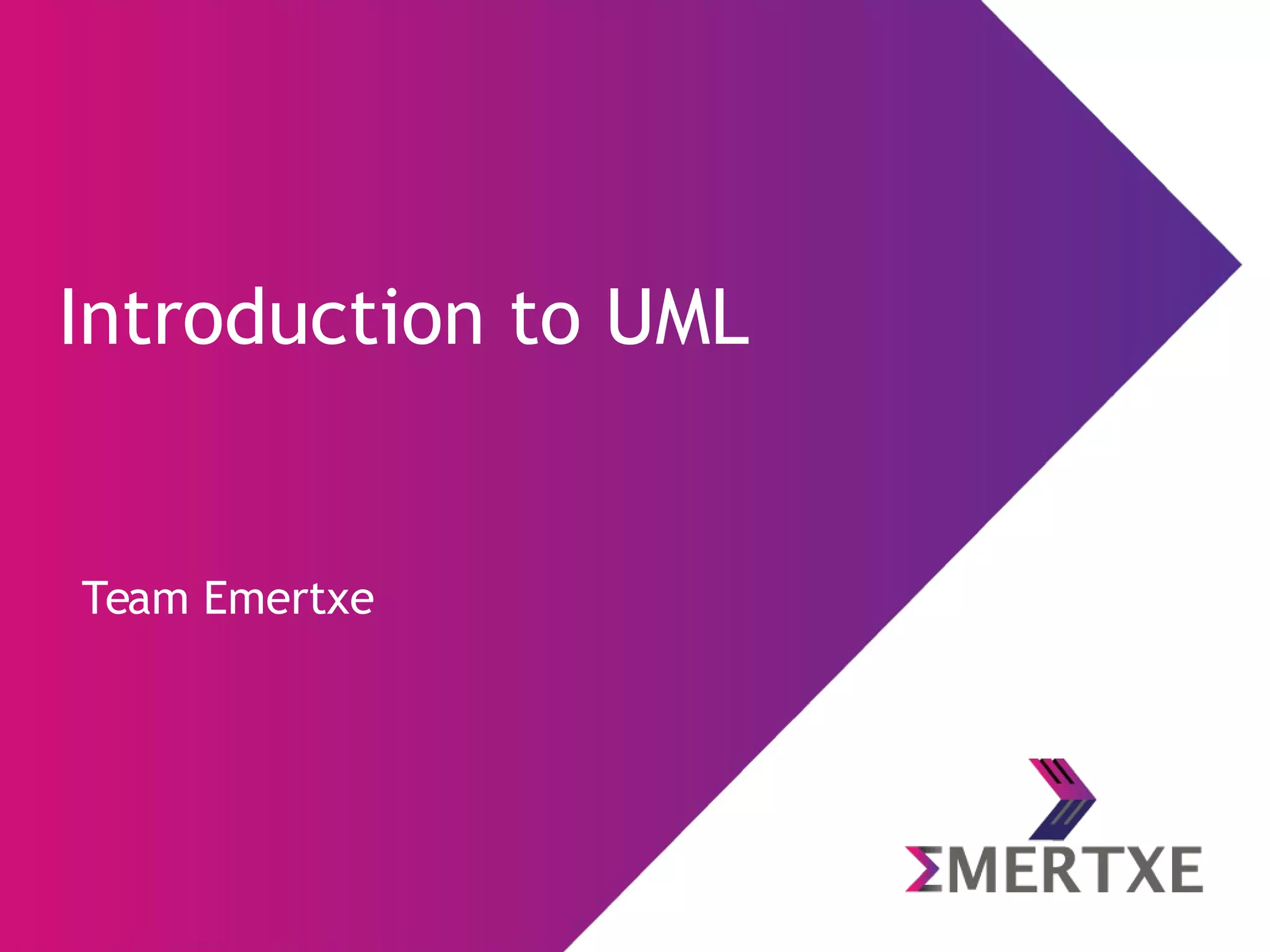 Introduction to UML | PDF