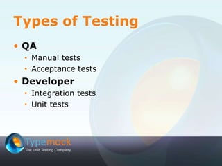 Introduction to unit testing | PPT