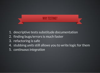 Introduction to unit testing | PPT