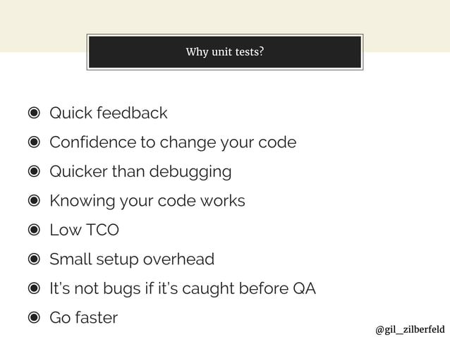 Introduction to Unit Testing | PPT