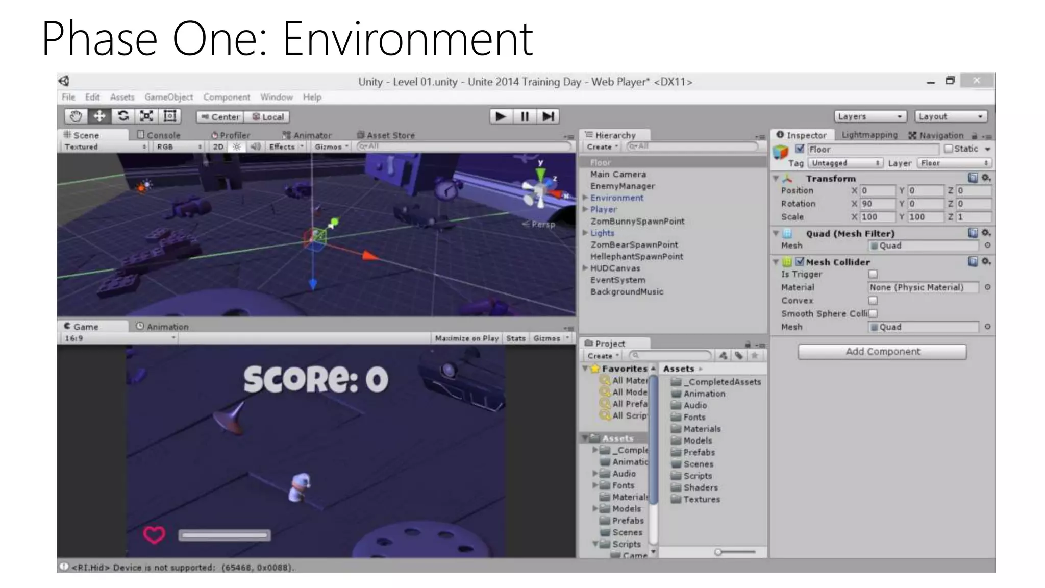 Introduction to Unity3D and Building your First Game | PPTX