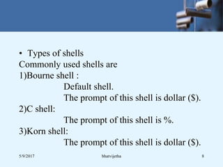 Introduction to unix | PPT
