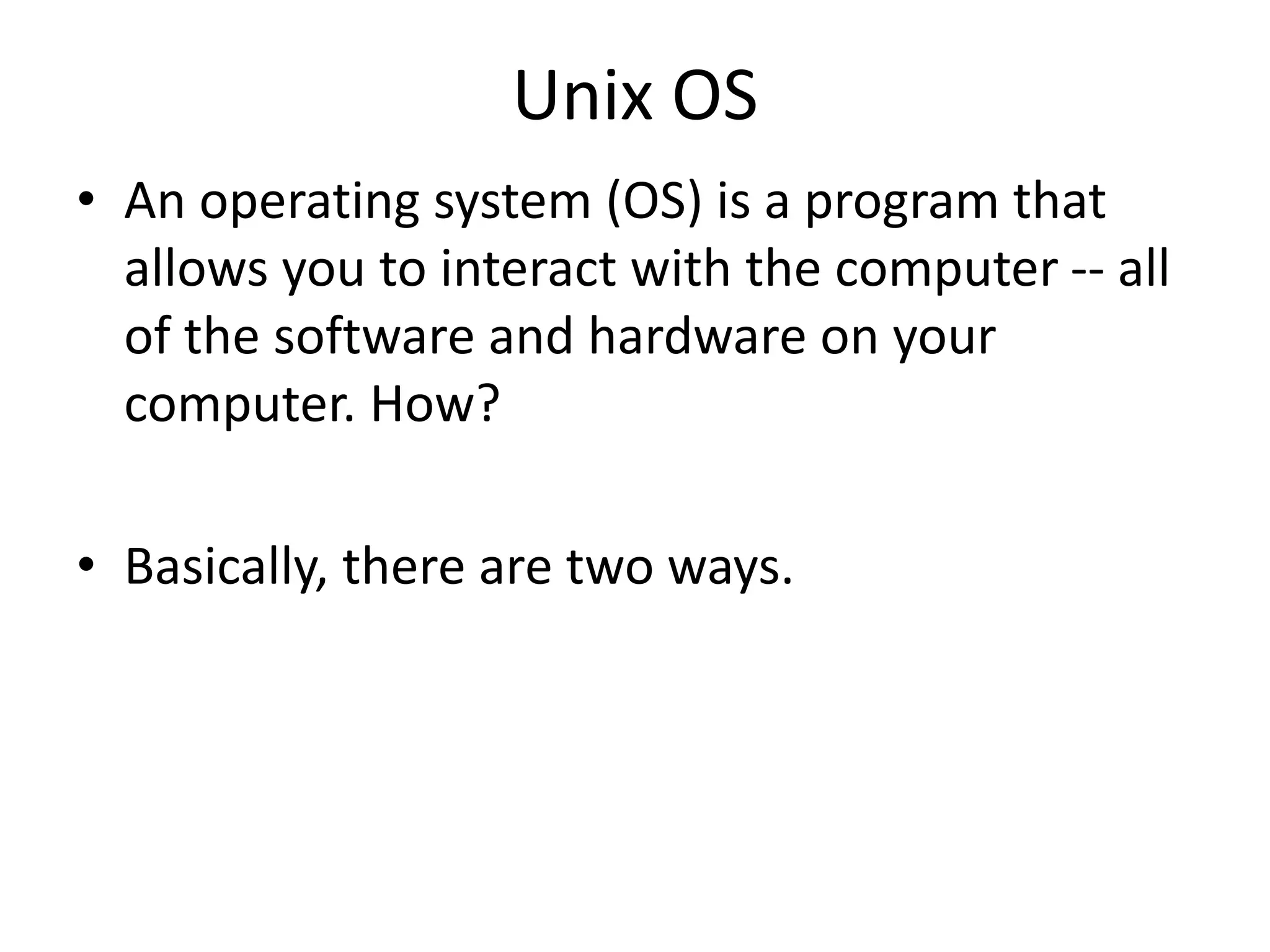 Introduction To Unix.pptx