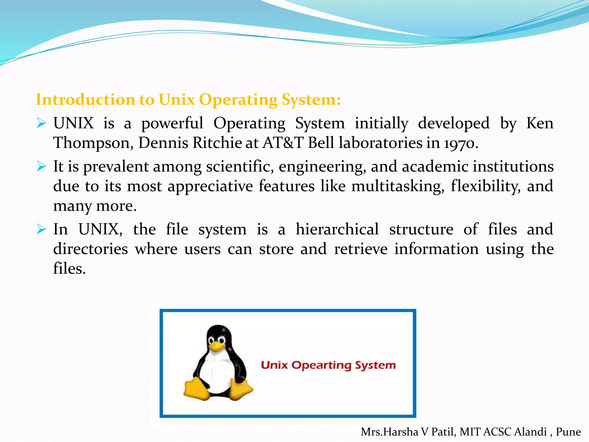 Introduction to Unix Concets.pptx