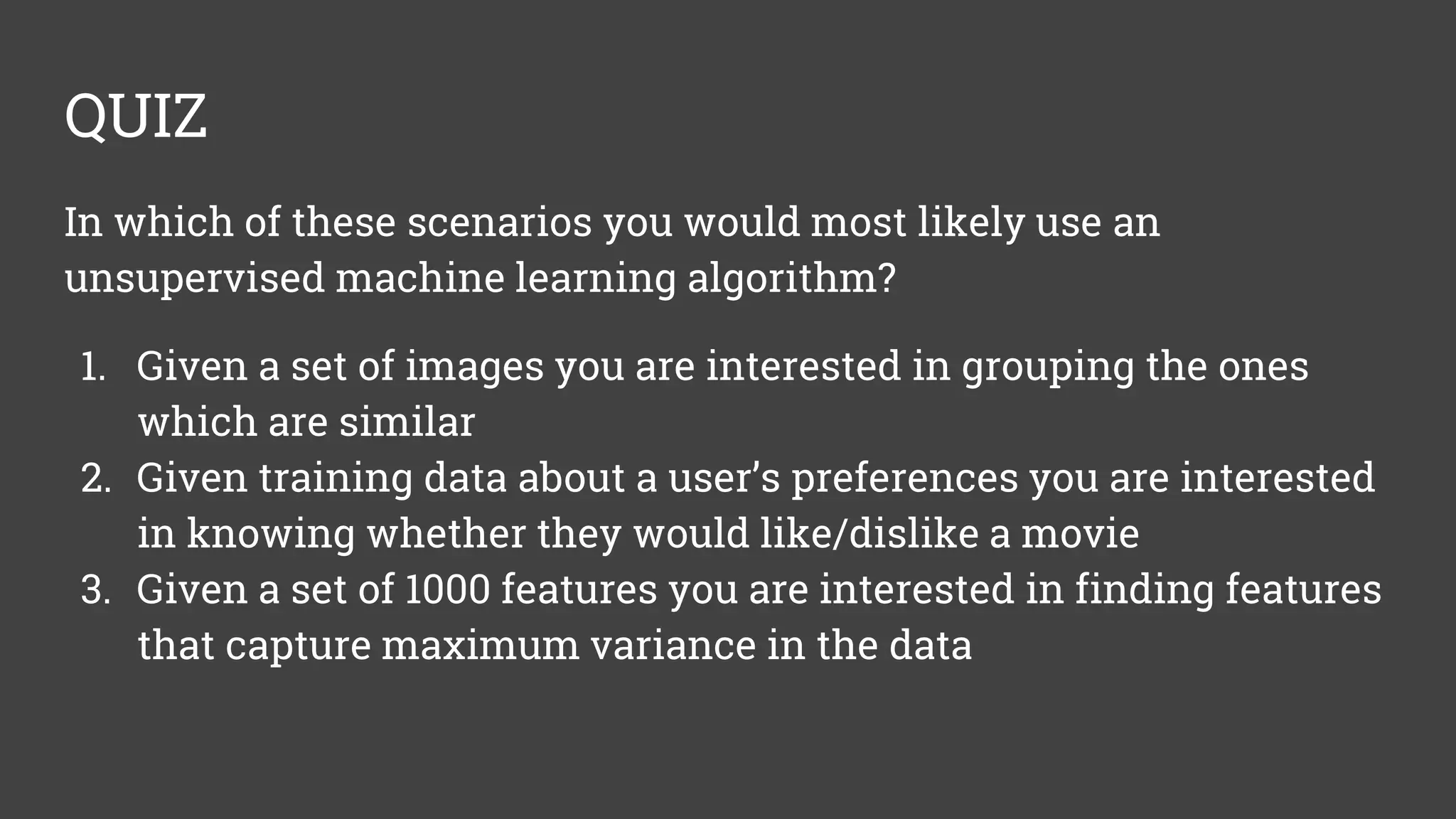 Introduction to Unsupervised Learning - Code Heroku | PPT