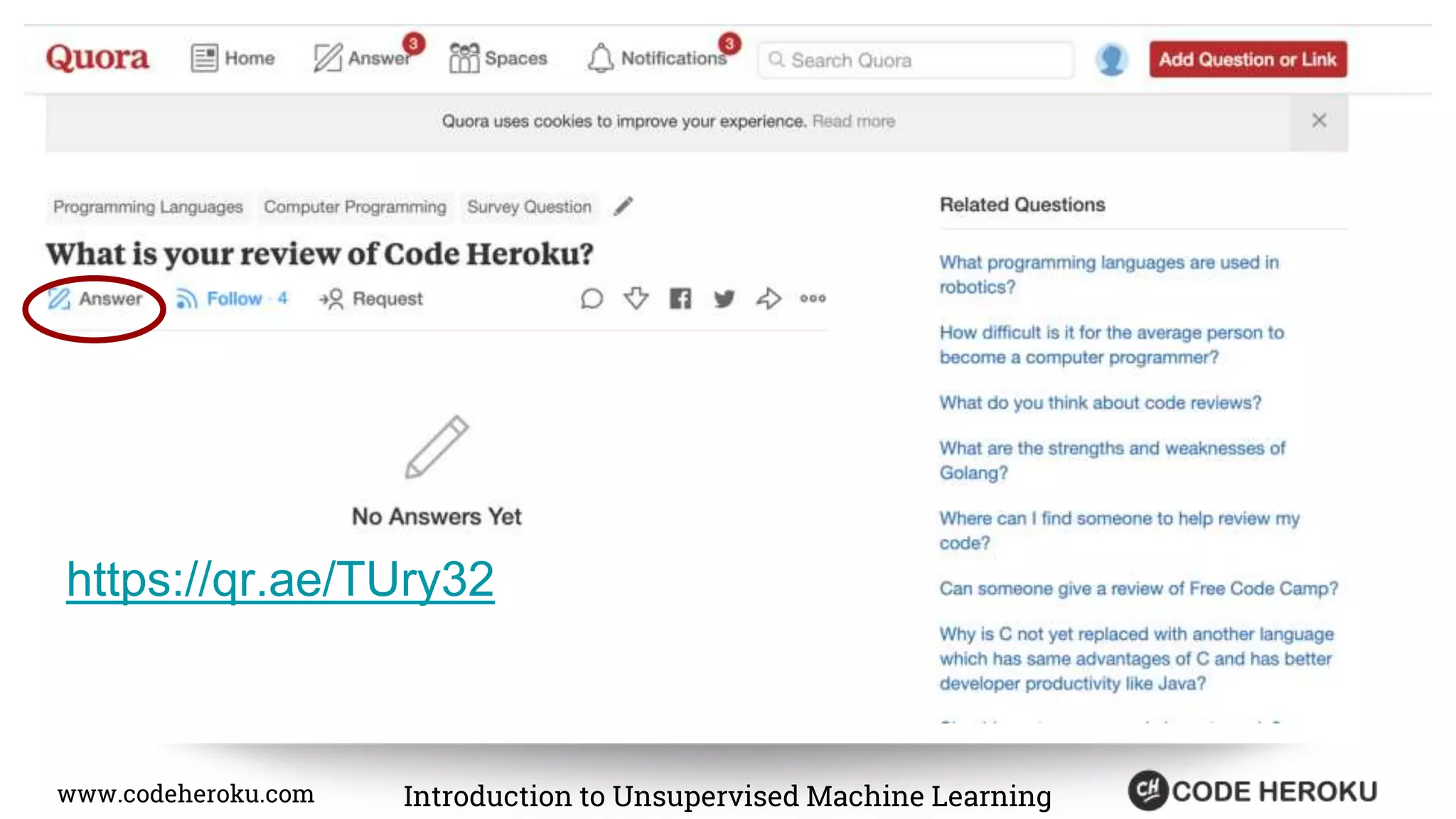 Introduction To Unsupervised Learning Code Heroku Ppt