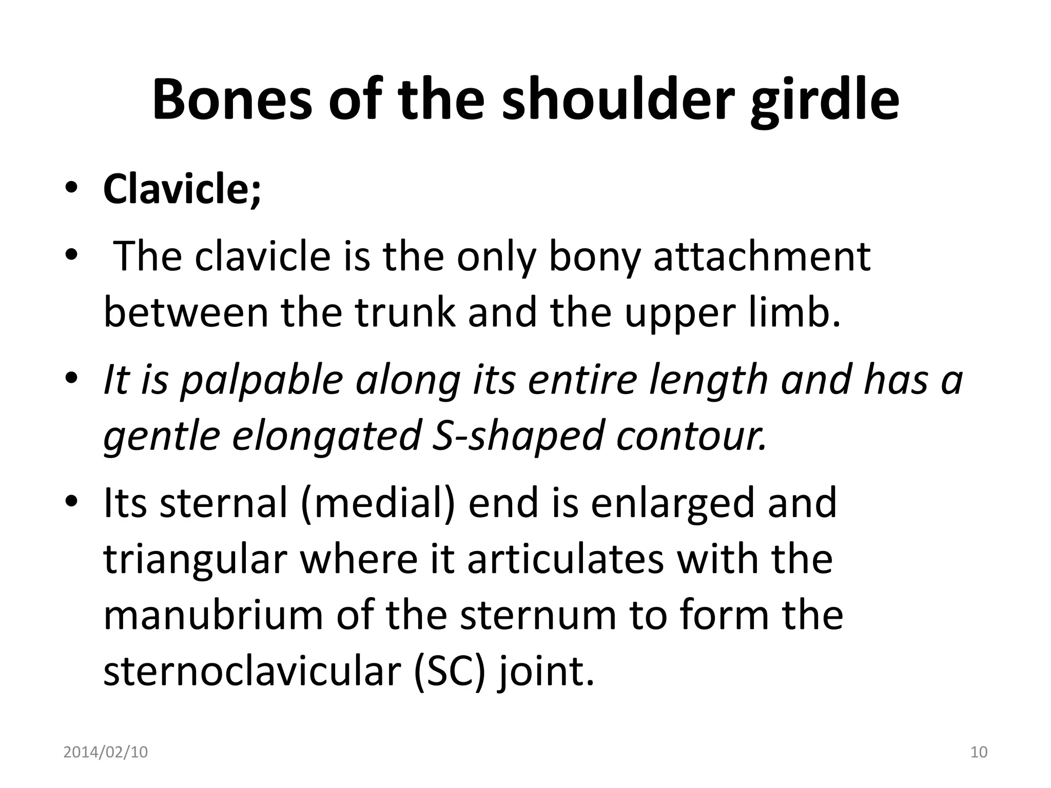 Introduction to upper limb | PPTX