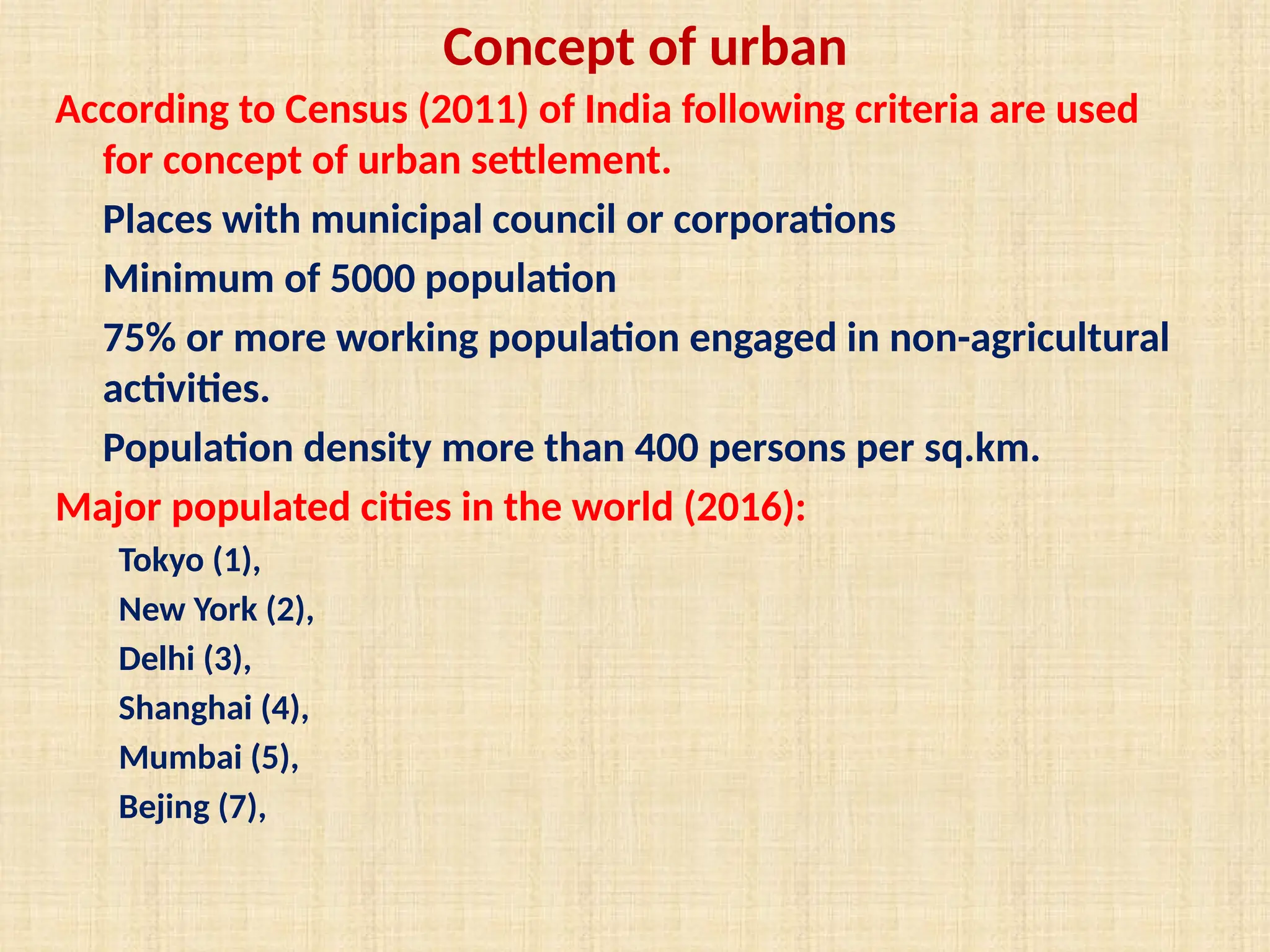 introduction to urbanization and issues .pptx | Science