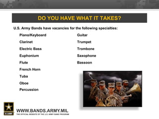 Introduction to us army bands | PDF