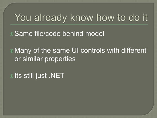 Introduction To Useful Wpf Pptx