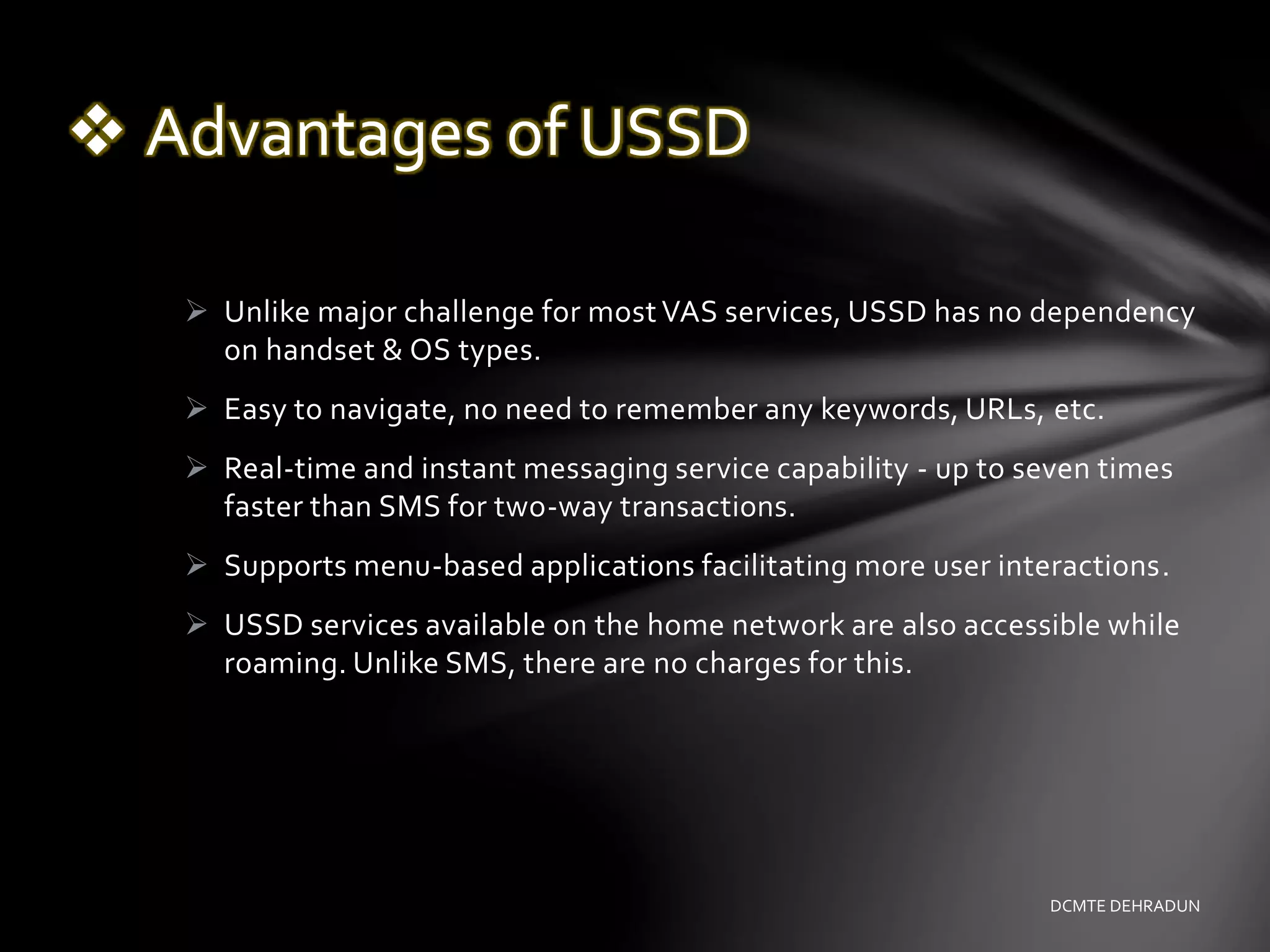 Introduction to USSD | PPTX