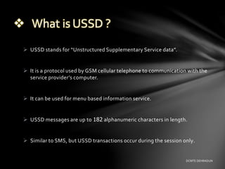 Introduction to USSD | PPTX